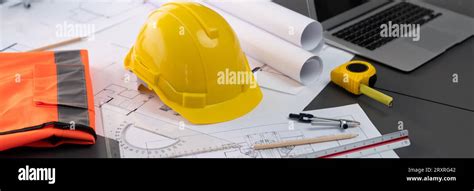 Architectural Designed Building Blueprint Layout And Engineer Tool For