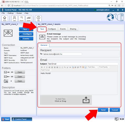SMTP Connection