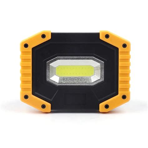 W Rechargeable Spotlight Floodlight Usb Charging Light Led Cob Work Light Camping Security