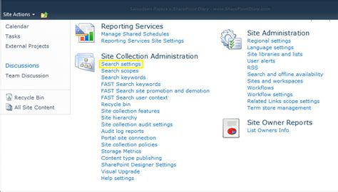 sharepoint search scope drop down missing sharepoint diary