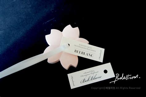 베델리엄 석고방향제 택 제작 향수 택 리본 태그 제작 Belblanc 네이버 블로그
