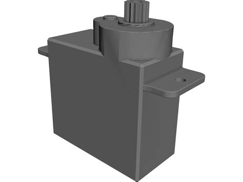 Rc Hs 55 Servo 3d Model 3dcadbrowser