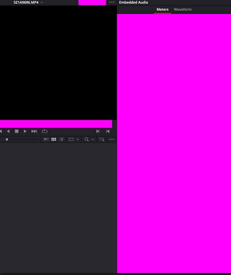 why am i getting this pink and glitches in davinci r davinciresolve