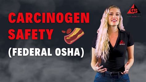 Carcinogen Safety Federal Osha Gotsafety Lite Safety Video Streaming