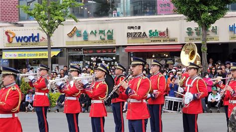아산시 2023 이순신축제 군악 의장대 퍼레이드 육해공군 해병대 특전사 미8군군악대 총출동 Korea Youtube