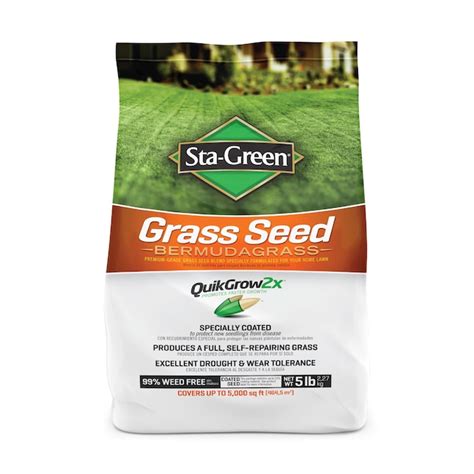 Sta Green 5 Lb Bermuda Grass Seed In The Grass Seed Department At