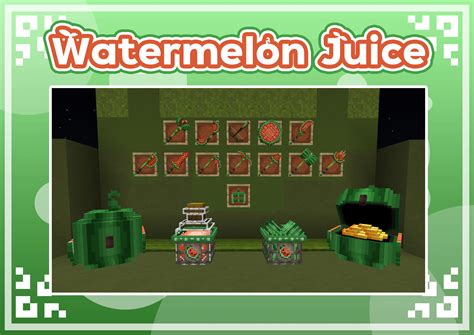 watermelon juice weapons and tools set mcmodels