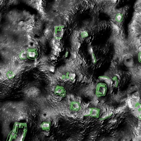 Visualization Of Polygons Designation Of The Object Of Interest As
