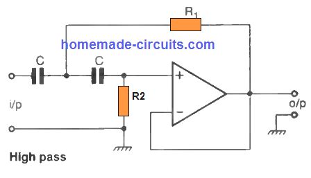 Extended High Bass Effect From Small Speaker Box Cross Over Filter Homemade Circuit Projects