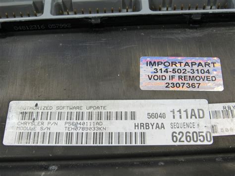 Dodge Ram AT X ECU ECM PCM Engine Computer AD PROG Importapart