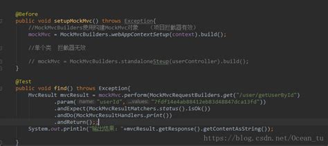 Springbootmockmvc对controlle进行单元测试easymock Springboot Csdn博客