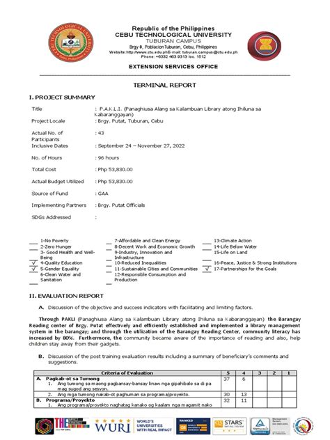 Ueso Template Terminal Report Pdf