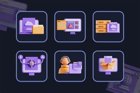 Programming 3d Icon Set Objects Ft Programming And Icon Envato