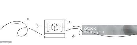 3d 스캐너 아이콘의 연속 선 그리기입니다 손으로 그린 상징 벡터 일러스트 레이 션 0명에 대한 스톡 벡터 아트 및 기타 이미지 0명 3d 스캔 3차원 형태 Istock