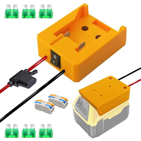 2 Pack Upgraded Dewalt 20v Battery Power Wheels Adapter Powuse