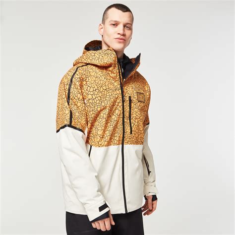 oakley tc gunn 2 0 rc shell jacket yellow crackle pt white oakley