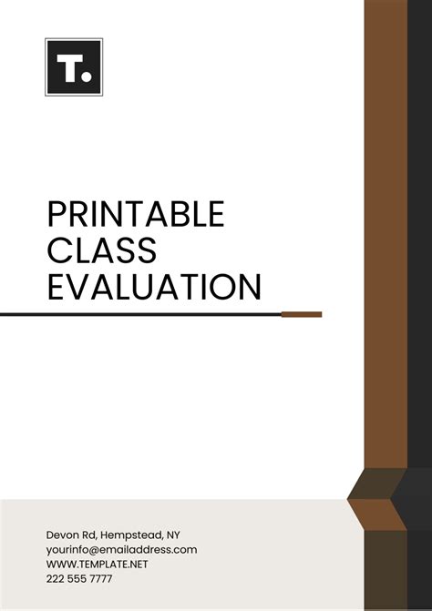 Free Evaluation Templates Editable And Printable