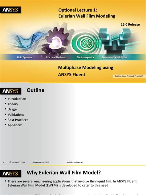Optional Lecture 1 Eulerian Wall Film Modeling 16 0 Release Pdf