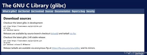 编译glibc glibc官网 csdn博客