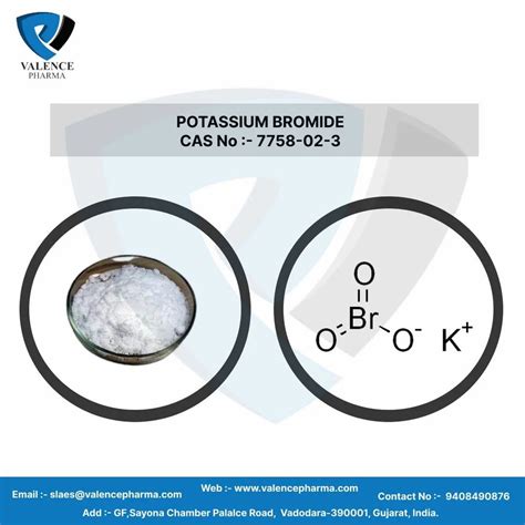 Potassium Bromide Intermediate 25kg At Rs 650kg In Vadodara Id
