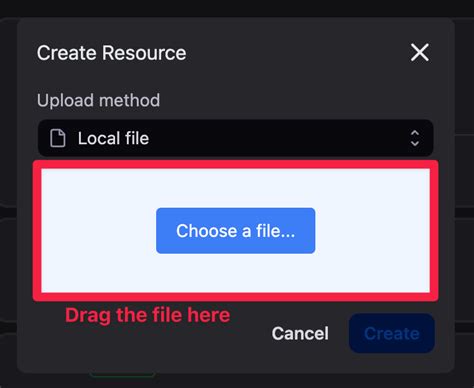 Drag And Drop Support For Resource Creation · Issue 1075 · Usememos