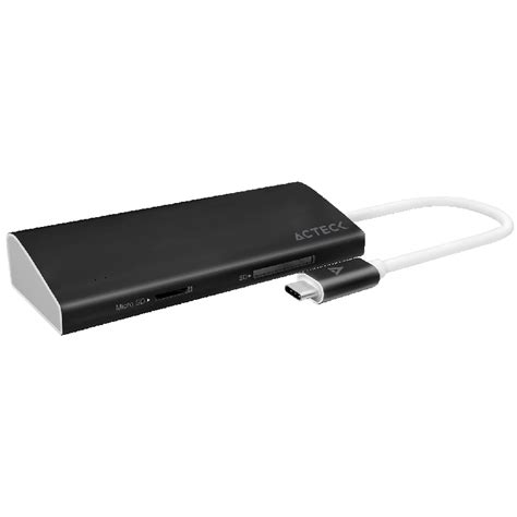 HUB Multipuertos USB Tipo C ACTECK USB HDMI RJ Micro SD SD Sobre Pedido SCyASIG