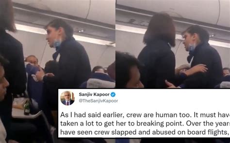 Fight Takes Place Between Indigo Air Hostess And Passenger