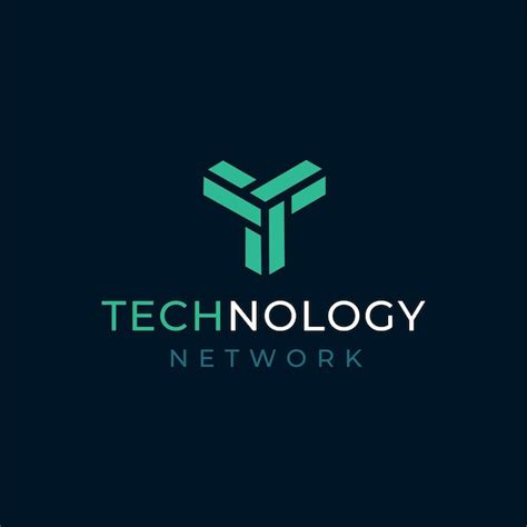 Logotipo de la letra t con una forma única moderna y minimalista Vector Premium
