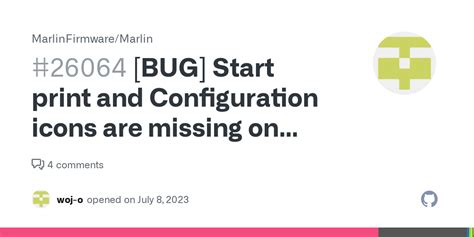 Bug Start Print And Configuration Icons Are Missing On Status Screen · Issue 26064