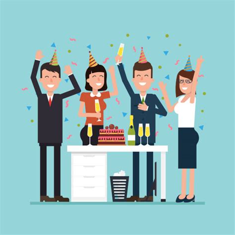 Royalty Free Office Party Clip Art Vector Images And Illustrations Istock