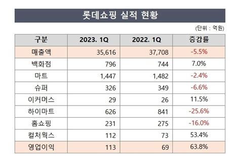 롯데쇼핑 수익성 개선 성공 딜사이트