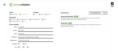 Spring Boot With Mongodb Java Development Journal