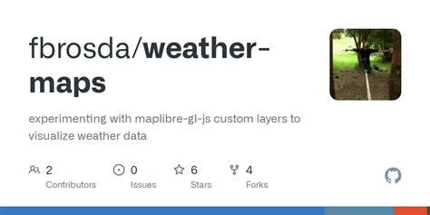 GitHub Fbrosda Weather Maps Experimenting With Maplibre Gl Js Custom Layers To Visualize