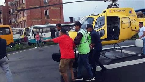 Mueren cinco mexicanos y un nepalí en accidente de helicóptero