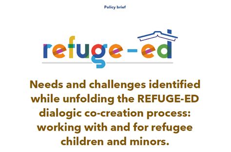 Policy Brief Needs And Challenges Identified In The Dialogic Co