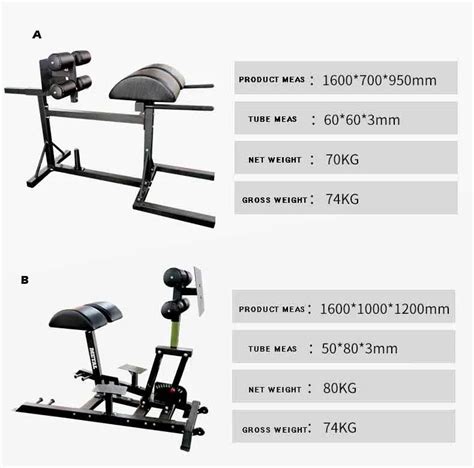 Grassfit Back Exercise Arm Crul Bench Home Exercise Glute Ham Developer