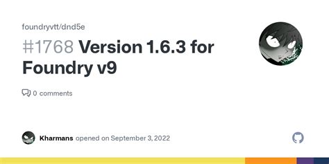 version 1 6 3 for foundry v9 · issue 1768 · foundryvtt dnd5e · github