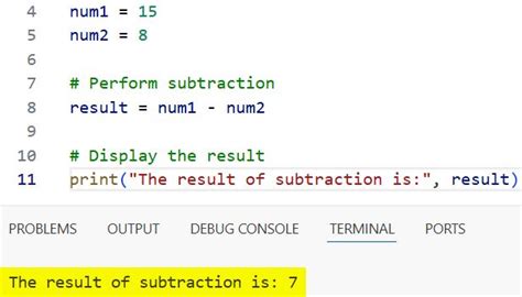 How To Subtract Numbers In Python