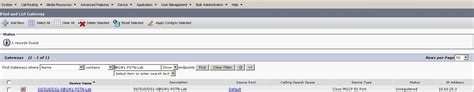 Mgcp Gw Appears Unregistered In Cucm But Registered In Ios Commands