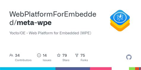 github webplatformforembedded meta wpe yocto oe web platform for