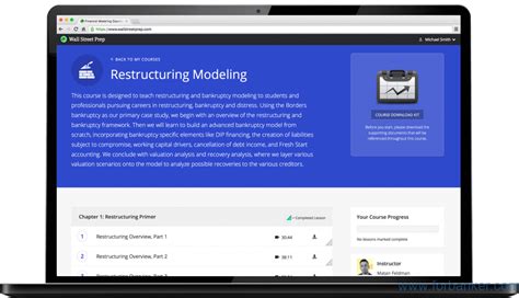 Restructuring Modelingwall Street Prep 内容介绍 福贝壳儿 优惠coupon Discount