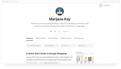 6 Content Creator Portfolio Examples To Get Inspired