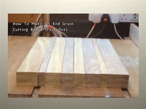 How To Make An End Grain Cutting Board YouTube