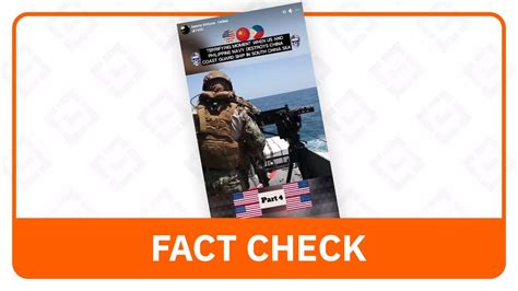 Fact Check Us And Ph Navy Did Not Attack A Chinese Coast Guard Ship