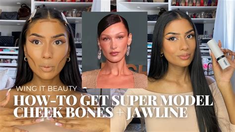 How To Get Super Model Cheek Bones Bella Hadid Contour Tutorial
