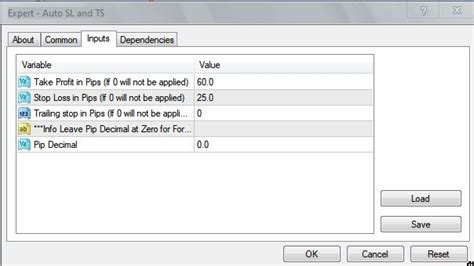 ea to automate tp and sl for mt4 and mt5