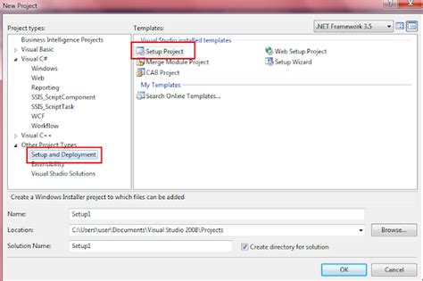 Create Installer File For Windows Application Using Visual Studio ASP NET C NET VB NET JQuery