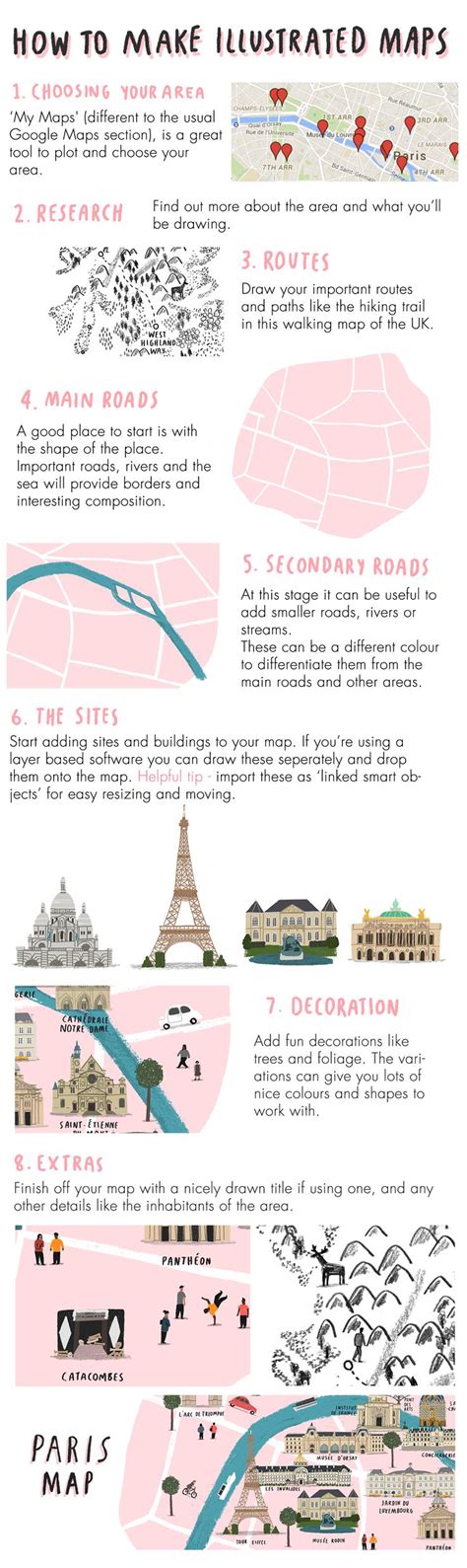 How To Make Illustrated Maps In Steps Illustrated Map Map Illustration
