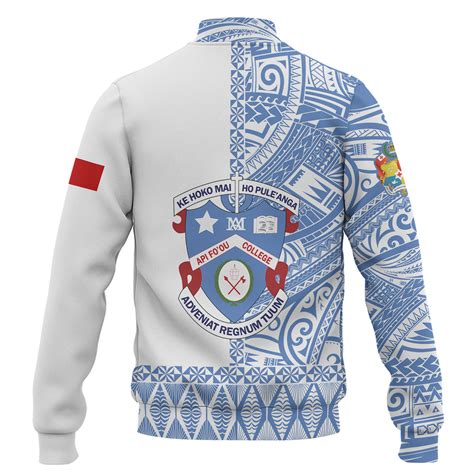 Tonga Custom Personalised Baseball Jacket Apifo Ou College Simple Ngatu
