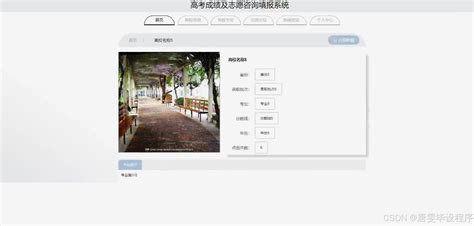 Springboot毕设 高考成绩及志愿咨询填报系统 程序论文 Csdn博客